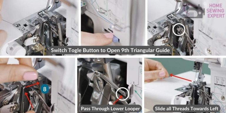 How to Thread a Serger: Easy Threading 4 Thread Overlocker