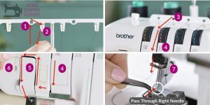 How to Thread a Serger: Easy Threading 4 Thread Overlocker